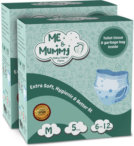 ME AND MUMMY Baby Diaper Pants with Leakage Protection -6 to 12 Kg - M ...