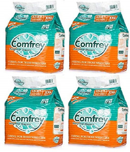 Comfrey Adult Pant type Easy Wear Diapers XXL - Pack of 4 (10 Pcs per ...