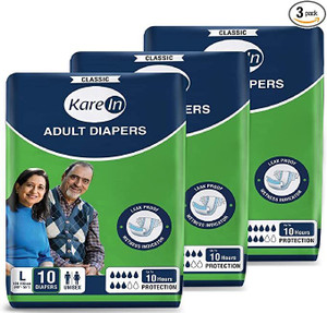 KareIn Classic Adult Diapers L (30 Pieces) Adult Diapers - L - Buy 30 ...