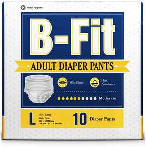 B-FIT Adult Diapers Pant Style Adult Diapers - L - Buy 10 B-FIT Cotton ...