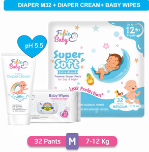 Fabie Baby SuperSoft Extra Absorb Premium Diaper Pants Medium Size ...