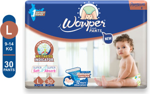 Wowper Fresh Baby Diapers Pants by Doms|Wetness Indicator| Upto 12Hrs ...