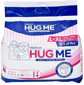 HUG ME Hug me Premium Adult Diaper Pants (Large/XL) - Pack of 1 Adult ...