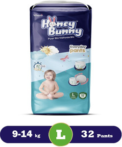 HONEY BUNNY Baby Diaper Pants with bubble top sheet| Extra Soft | 12 ...