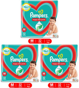 Pampers Anti rash lotion with Aloe vera baby Medium size diaper pants ...