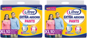 LIFREE Extra Absorb XL10 Adult Diapers - XXL - Buy 20 LIFREE NON-WOVEN ...