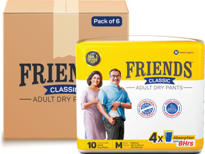 FRIENDS Classic Pull Ups Pants Adult Diapers - M - Buy 60 FRIENDS Adult ...