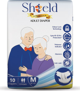 SHIELD Premium Tape Style | Pack of 1 | Adult Diapers - M - Buy 10 ...