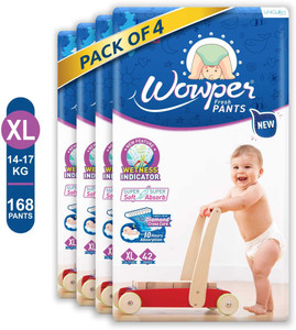 Wowper Fresh Baby Diaper Pants Diaper|Wetness Indicator| Upto 12Hrs ...