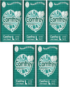 Comfrey Adult Diapers Large - Disposable Pack of 5 (10 Pcs per Pack ...