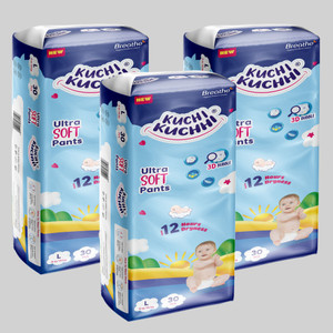 KUCHI KUCHHI Premium super soft baby diaper Pants with a 3D bubble top ...