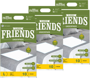 FRIENDS Classic Disposable, Soft & Super Absorbency - 60x90 cm (Pack of ...