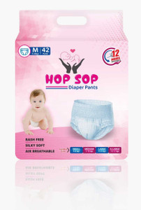 Hopsop Soft & Comfortable Baby Pant Diapers - M - Buy 42 Hopsop Pant ...