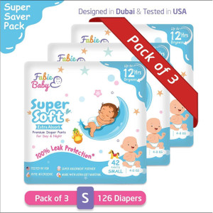 Fabie Baby SuperSoft Extra Absorb Premium Diaper Pants Small Size ...