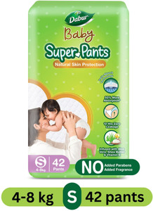Dabur Baby Super Pants | Diaper Infused with Aloe Vera, Shea Butter ...