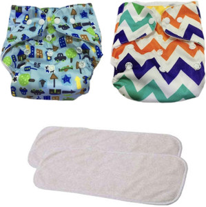 Jaydison Adjustable 100%Organic Cloth Button Diaper Reuse Nappy ...