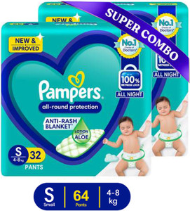 Pampers Diaper Pants - S - Buy 64 Pampers Pant Diapers | Flipkart.com