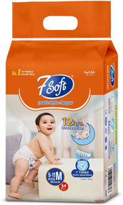 7 Soft baby daiper - M - Buy 34 7 Soft Pant Diapers | Flipkart.com