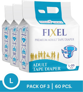 fixel Adult Tape Diapers for unisex, Large size Adult Diapers - L - Buy ...