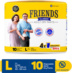FRIENDS Classic Diaper Pull Ups Pants Adult Diapers - L - Buy 10 ...