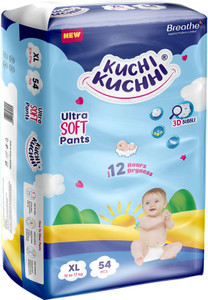 KUCHI KUCHHI Premium super soft baby diaper with a 3D bubble top. - XL ...
