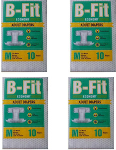 B-FIT Economy Adult Diaper (Medium, Pack of 4) Adult Diapers - M - Buy ...