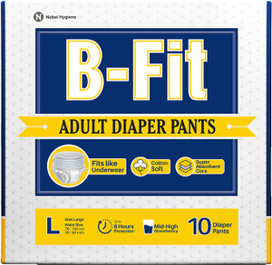 B-FIT Pant Style Unisex, Leakproof, Elastic Waist and Wetness Indicator ...