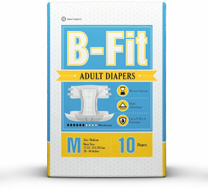 B-FIT Regular Adult Diaper Medium (Pack of 6) Adult Diapers - M - Buy ...