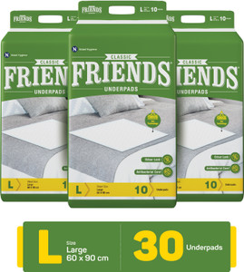 FRIENDS Classic,Soft & Super Absorbency 60x90 cm Disposable Underpads ...