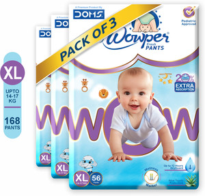 Wowper Baby Diapers Pants | up to 12 hrs Absorption | 14-17 Kg | Soft ...