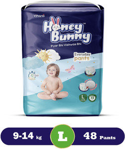 HONEY BUNNY Baby Diaper Pants with bubble top sheet| Extra Soft | 12 ...