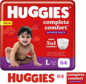 Huggies WONDER PANTS L 64-VFF7 - L - Buy 8 Huggies Pant Diapers ...
