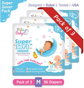 Fabie Baby SuperSoft Extra Absorb Premium Diaper Pants Medium Size ...