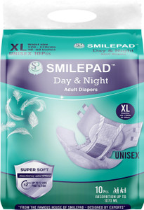 SMILEPAD Super Soft Adult Diapers - XL - Buy 10 SMILEPAD Adult Diapers ...
