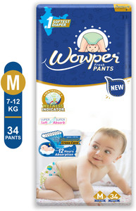 Wowper Baby Diaper Pants | Medium Size Diapers | up to 12 hrs ...