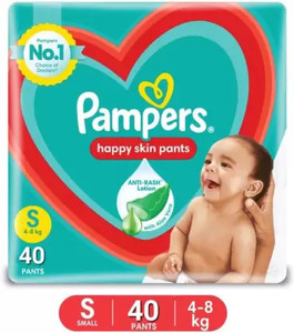 Pampers Small size baby diapers 40 diaper, Lotion with Aloe Vera pack ...