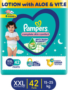 Pampers Complete Skin Comfort Pants, Anti-rash blanket, Lotion with ...