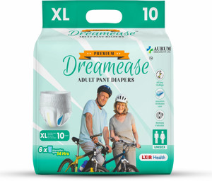 Dreamease Premium Diaper-XL(Size) Adult Diapers - XL - Buy 10 Dreamease ...
