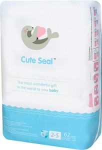 Cute seal Canadian Premium Baby Diapers - Small - 62 Pcs (Pant Style ...