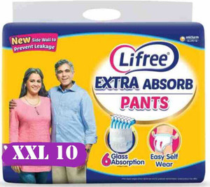 LIFREE EXTRA ABSORB PANTS XXL 10-GF4 Adult Diapers - XXL - Buy 3 LIFREE ...