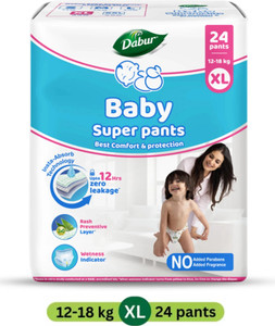 Dabur Baby Super Pants | Infused with Shea Butter & Vitamin E | Insta ...