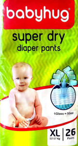 babyhug Super dry diaper pants - XL26 - XL (26 Pieces) - XL - XL - Buy ...