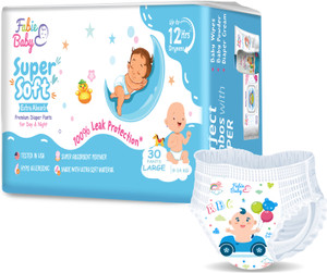 Fabie Baby SuperSoft Extra Absorb Premium Diaper Pants Large Size ...