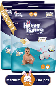 HONEY BUNNY Baby Diaper Pants with bubble top sheet| Extra Soft | 12 ...