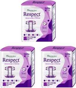 RESPECT Premium Adult Tape Diaper - Double Extra Large (10 Pieces ...