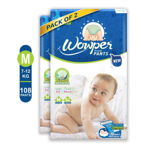 Wowper Fresh Baby Diapers Pants by Doms|Wetness Indicator| Upto 12Hrs ...