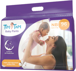 Tim Tam Easy Dry Diaper Pants with 12 hrs absorption New Born Size ...