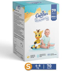 Cuddles Ultra thin baby diapers| Small | Pack of 1 | - S - Buy 70 ...