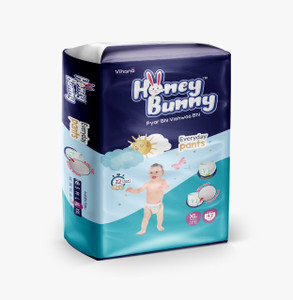 HONEY BUNNY Baby Diaper Pants with bubble top sheet| Extra Soft | 12 ...