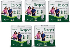 RESPECT Adult Diaper Pants Style with Wetness Indicator (M – 50 Count ...